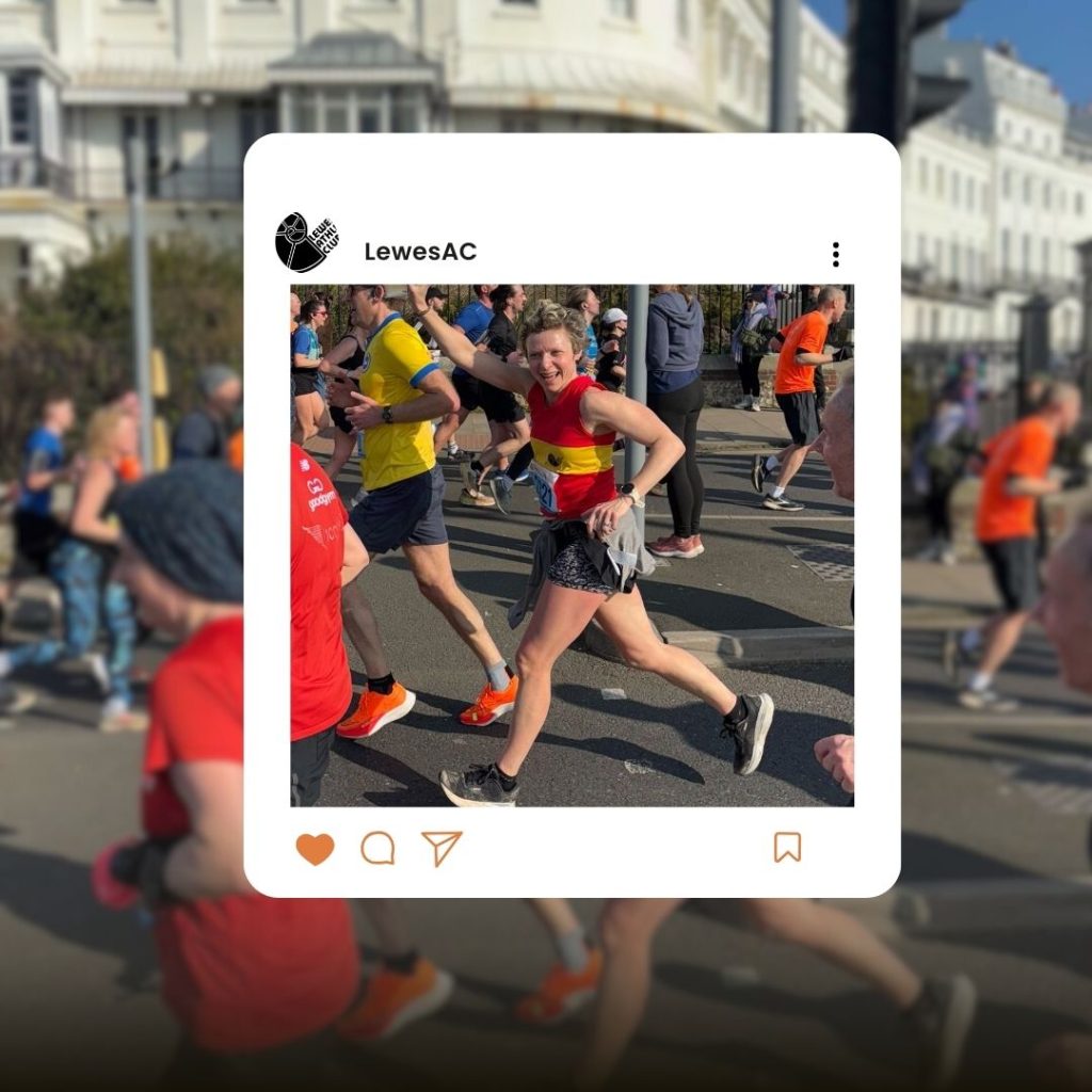 Lewes AC at the 2025 Brighton Half Marathon