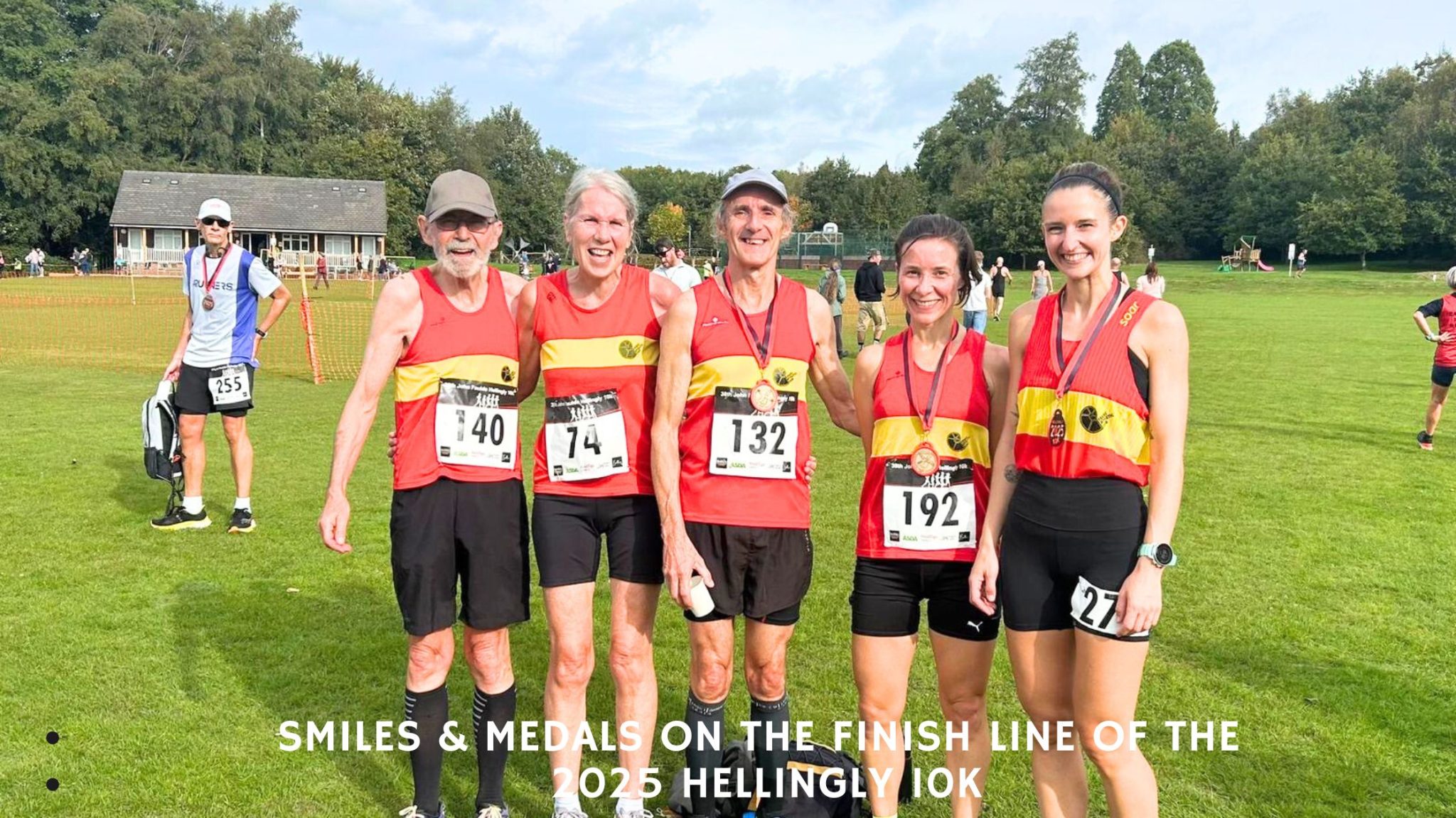 Lewes AC celebrate category wins at 2025 Hellingly 10k